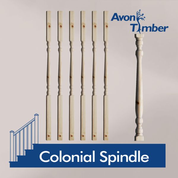 Benchmark Pine Colonial Spindle