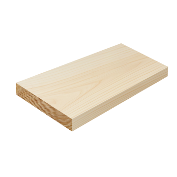 Solid Oak Window Board with a front Square Edge