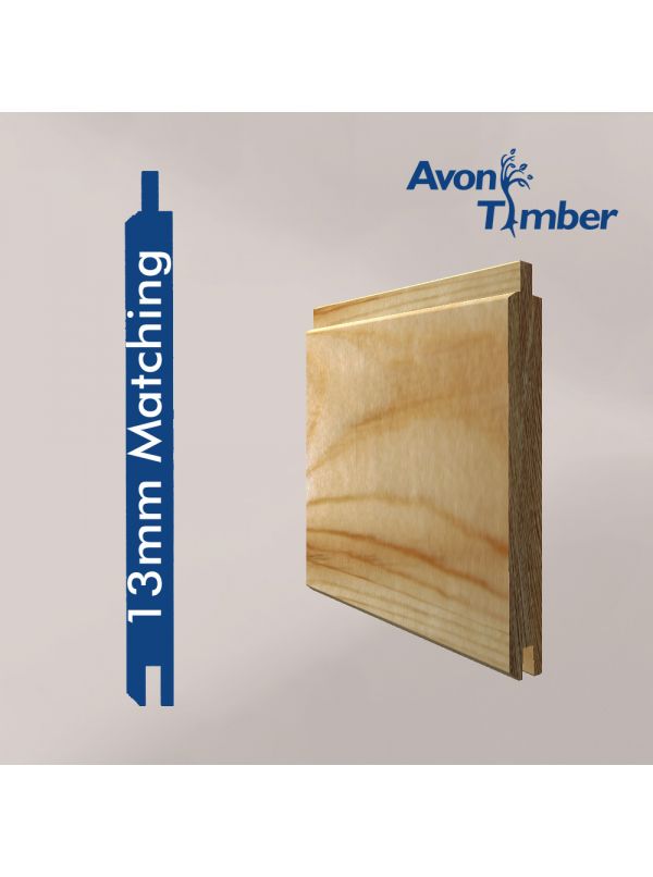 13x100mm Redwood Single Vee Matching Avon Timber