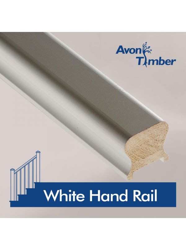 Benchmark White Primed Handrail Avon Timber
