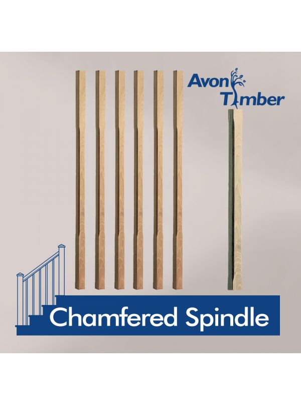 Benchmark Oak Stop Chamfered Spindle Avon Timber