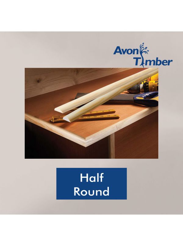 2.4m Pine Half Round Avon Timber