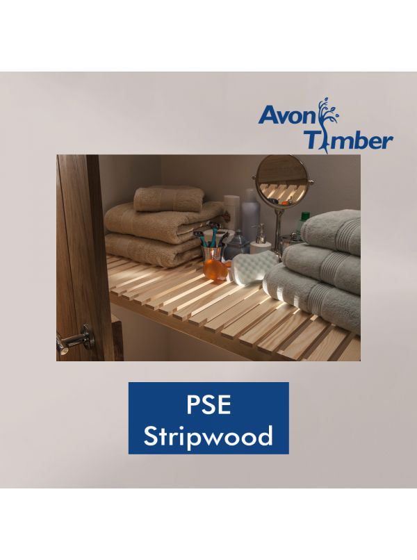 2.4m Planed Square Edge Stripwood Avon Timber