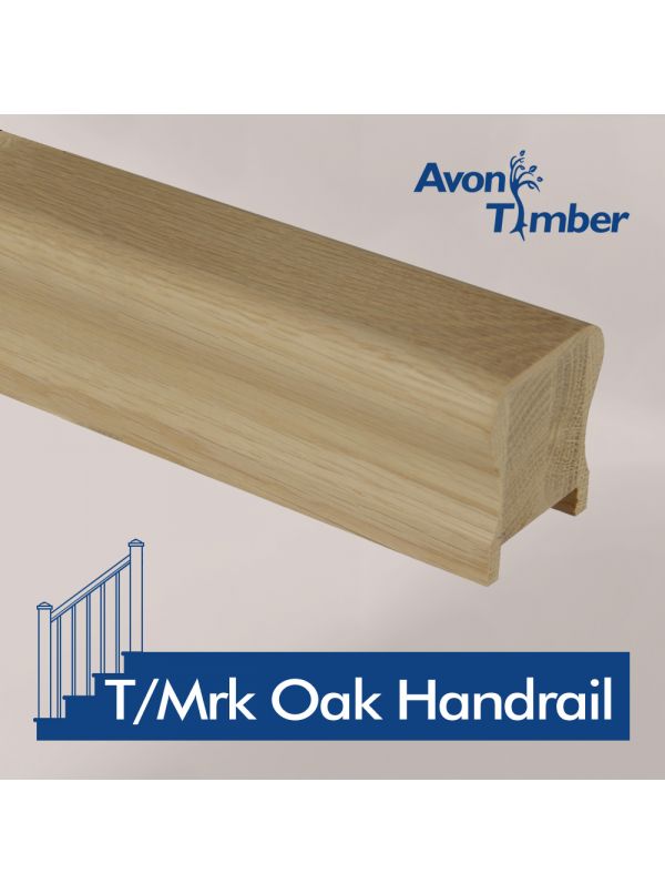 Trademark Oak Handrail Avon Timber