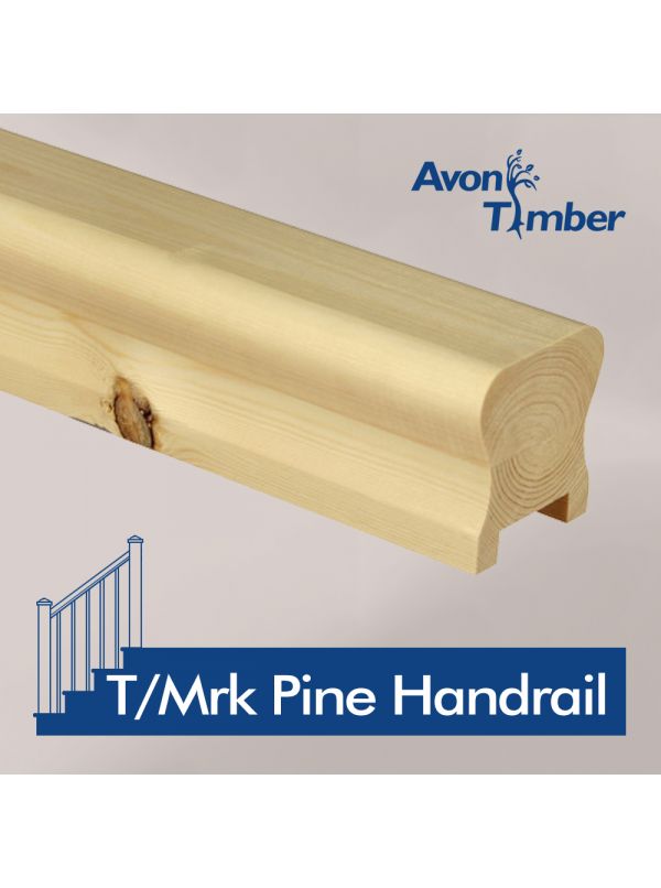 Trademark Pine Handrail Avon Timber